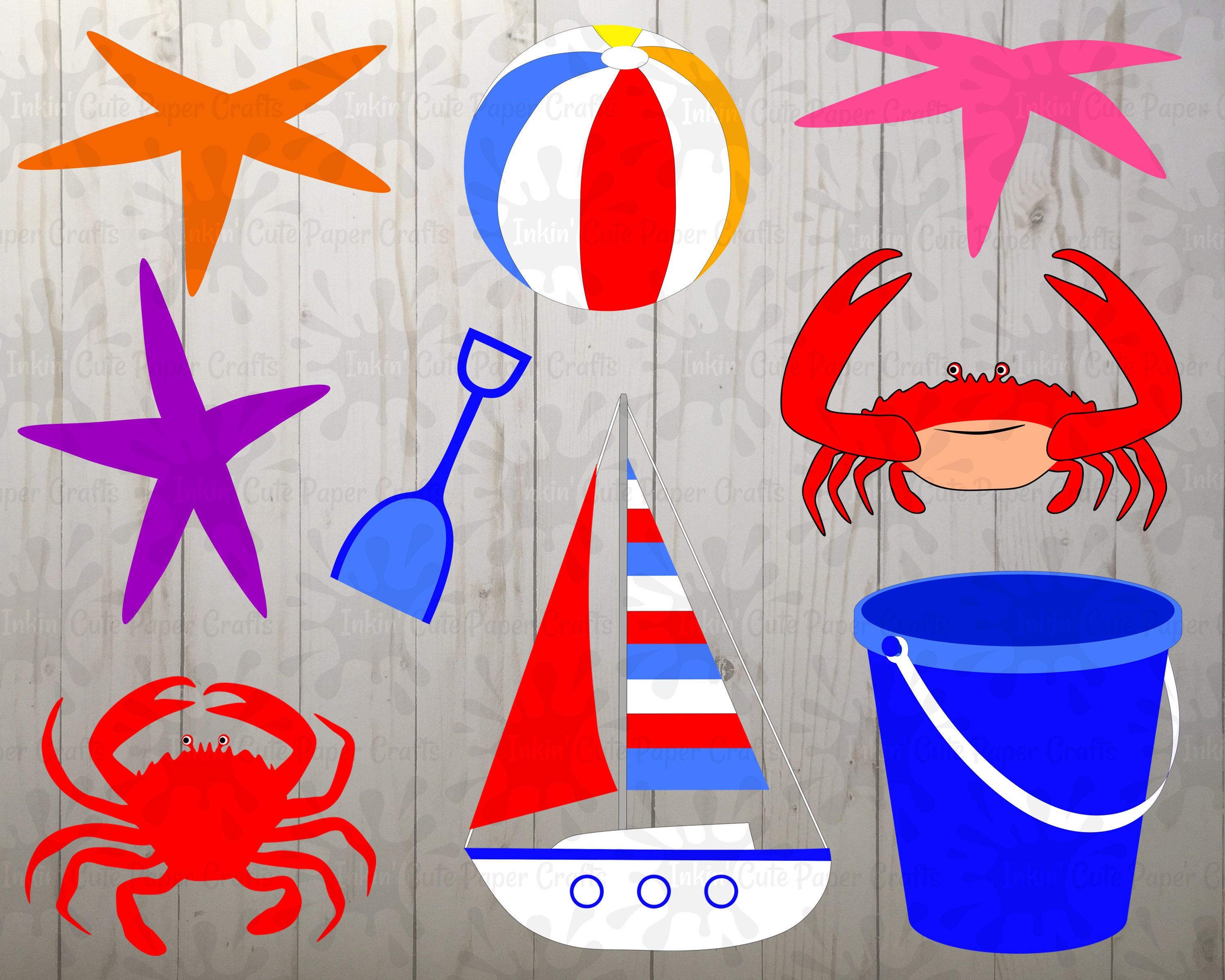 Beach SVG Files / Beach SVG Designs / Beach SVG Bundle / Beach - Etsy