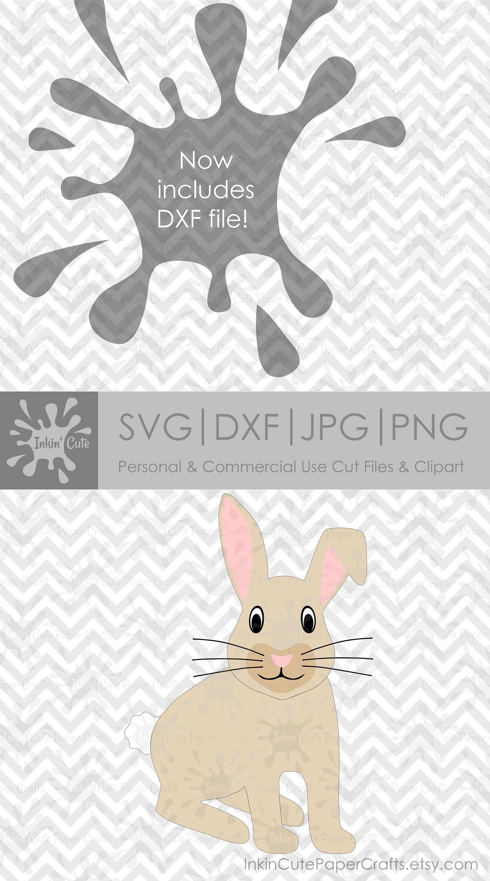 Rabbit SVG File Bunny SVG Bunny Rabbit SVG Easter Svg - Etsy