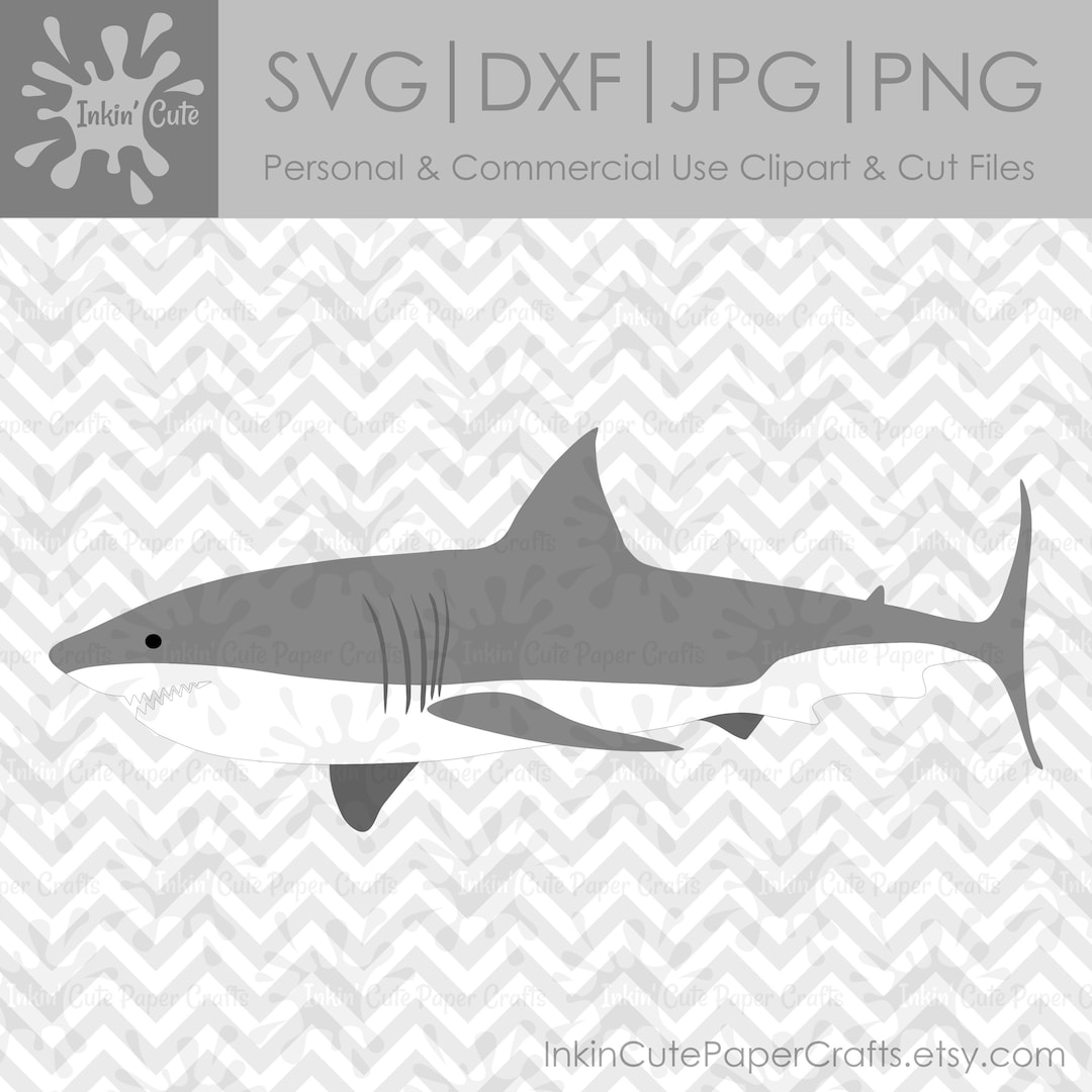 Shark SVG File, Shark SVG Design, SVG Shark, Shark Cut File, Shark ...