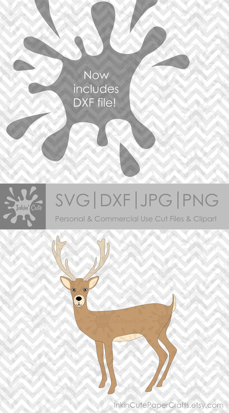 Buck SVG Buck Clipart Deer SVG Deer Hunting SVG Woodland - Etsy