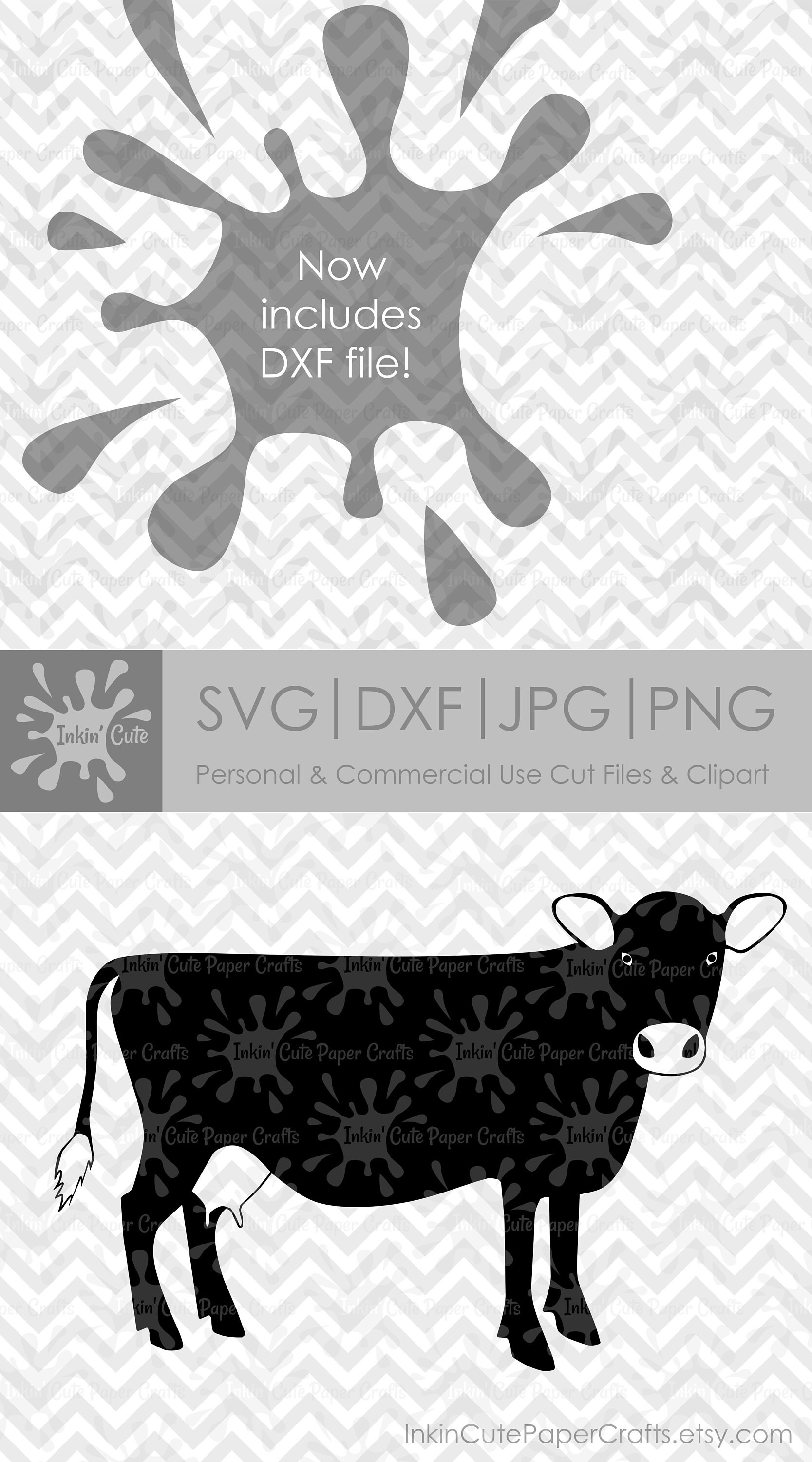 Cow Silhouette SVG Cow SVG Cow Clipart Cow Clip Art Cow - Etsy