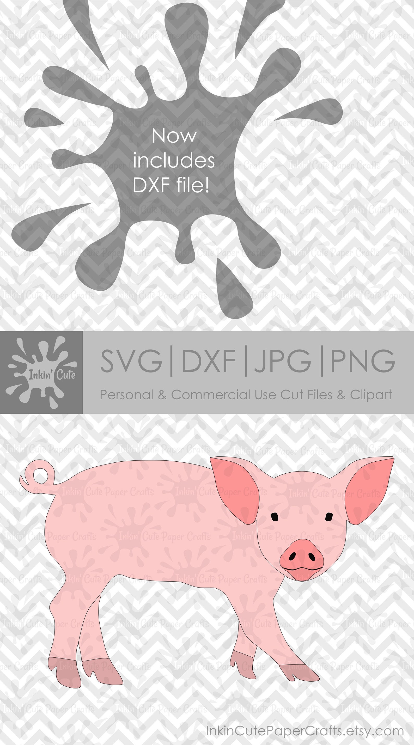 Pig SVG, Pig Clipart, Pig Cut File, Pig SVG Files, Pig Clip Art, SVG ...