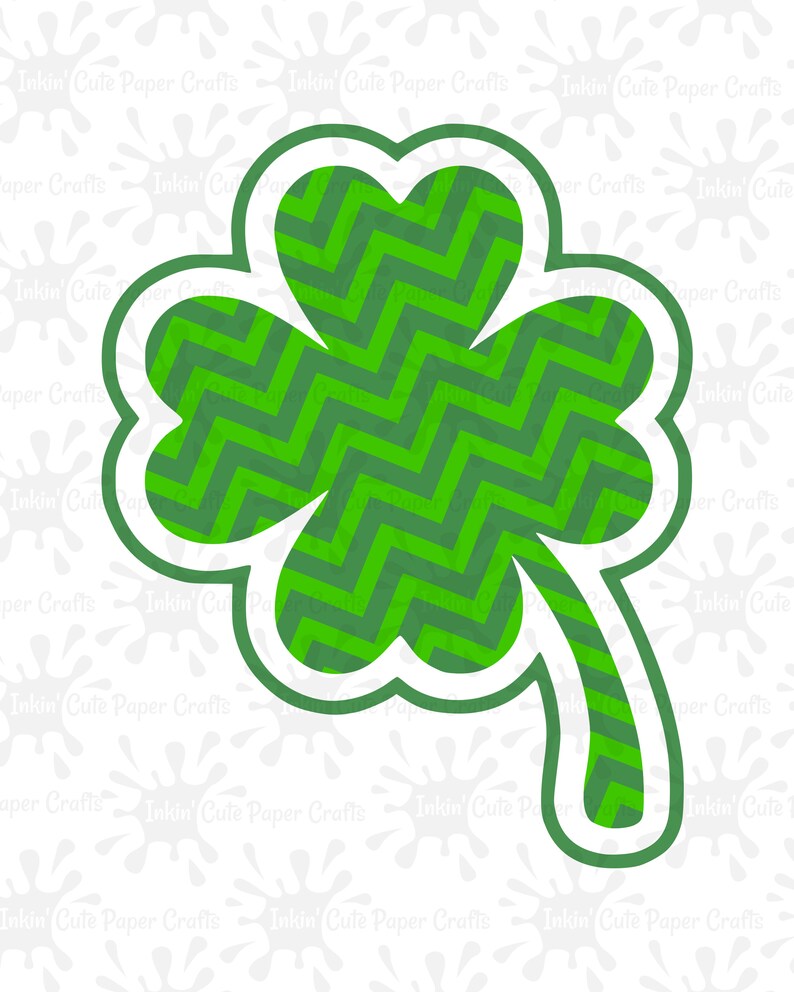 4 Blatt Klee SVG, 4 Blatt Klee Clipart, St. Patricks Day SVG, St ...