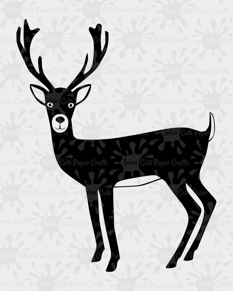 Buck Silhouette SVG Buck Clipart Buck SVG Deer SVG Deer - Etsy