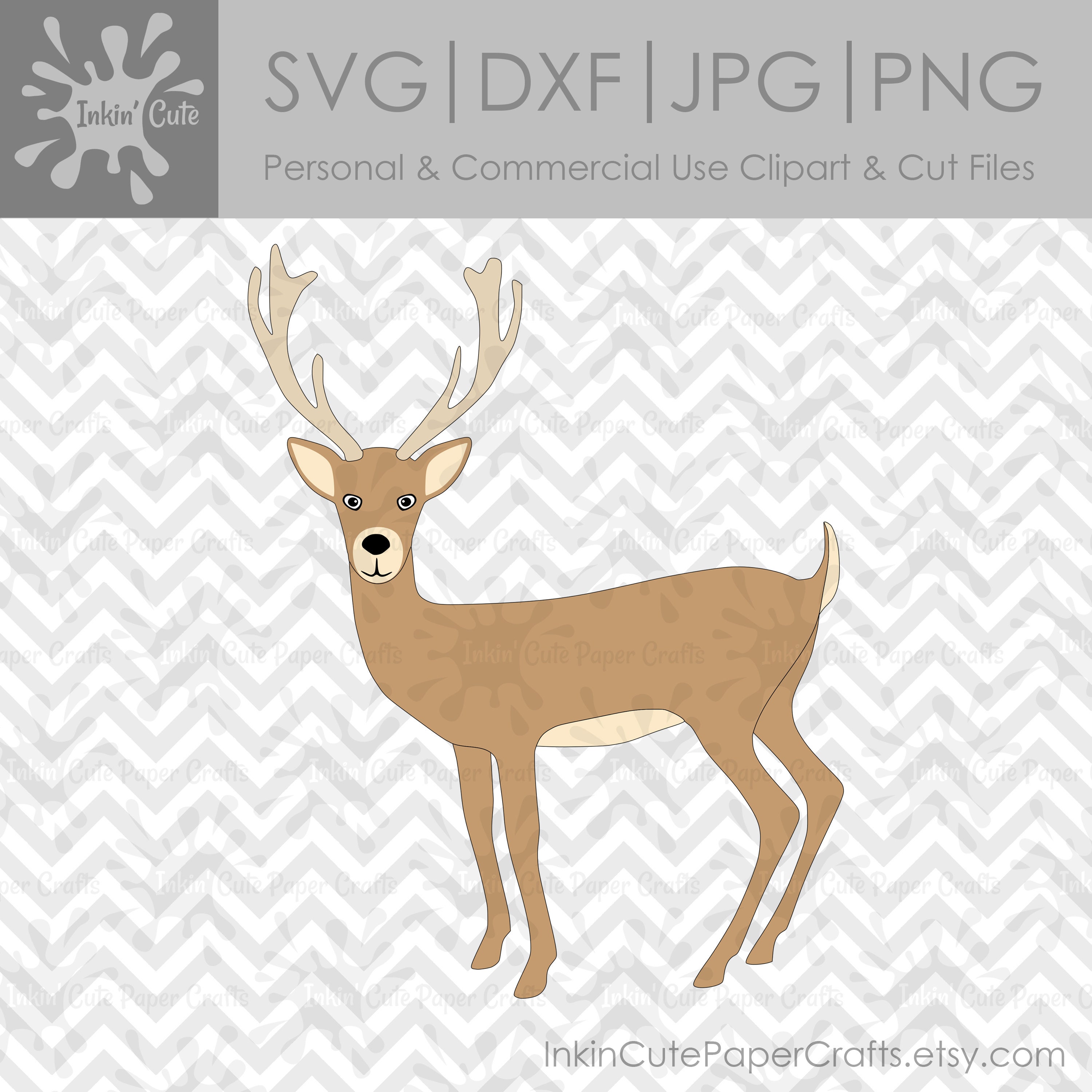 Buck SVG Buck Clipart Deer SVG Deer Hunting SVG Woodland - Etsy Denmark