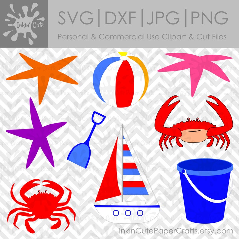 Beach SVG Files / Beach SVG Designs / Beach SVG Bundle / Beach | Etsy