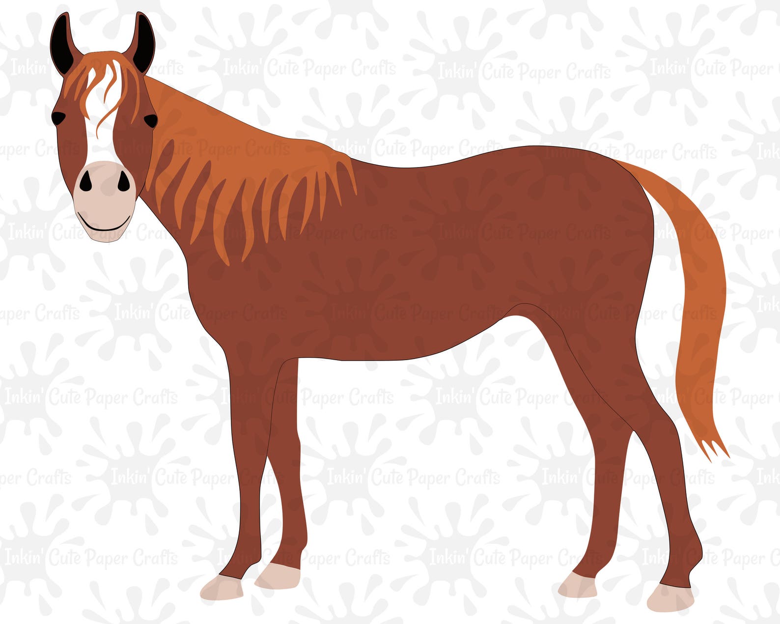 Horse SVG File, Horse Clipart, Horse SVG Cutting File, Horse SVG Color ...