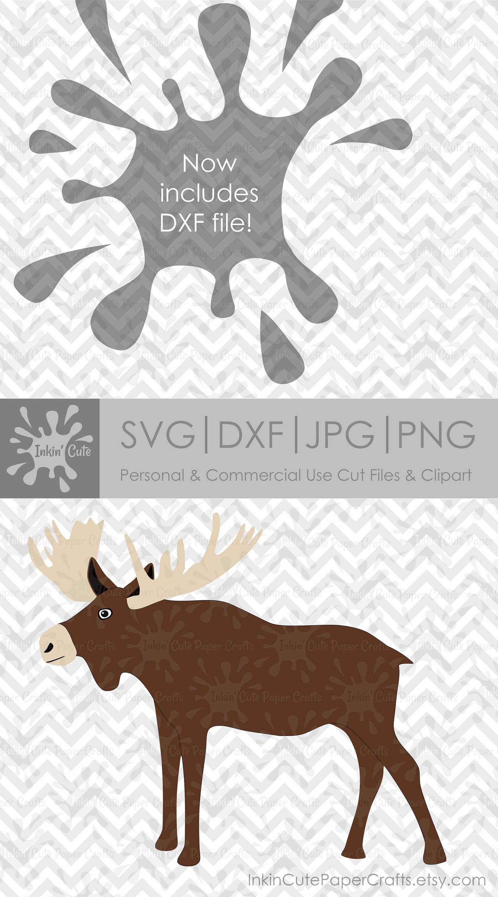 Moose SVG Moose Clipart Woodland SVG Woodland Animals SVG - Etsy