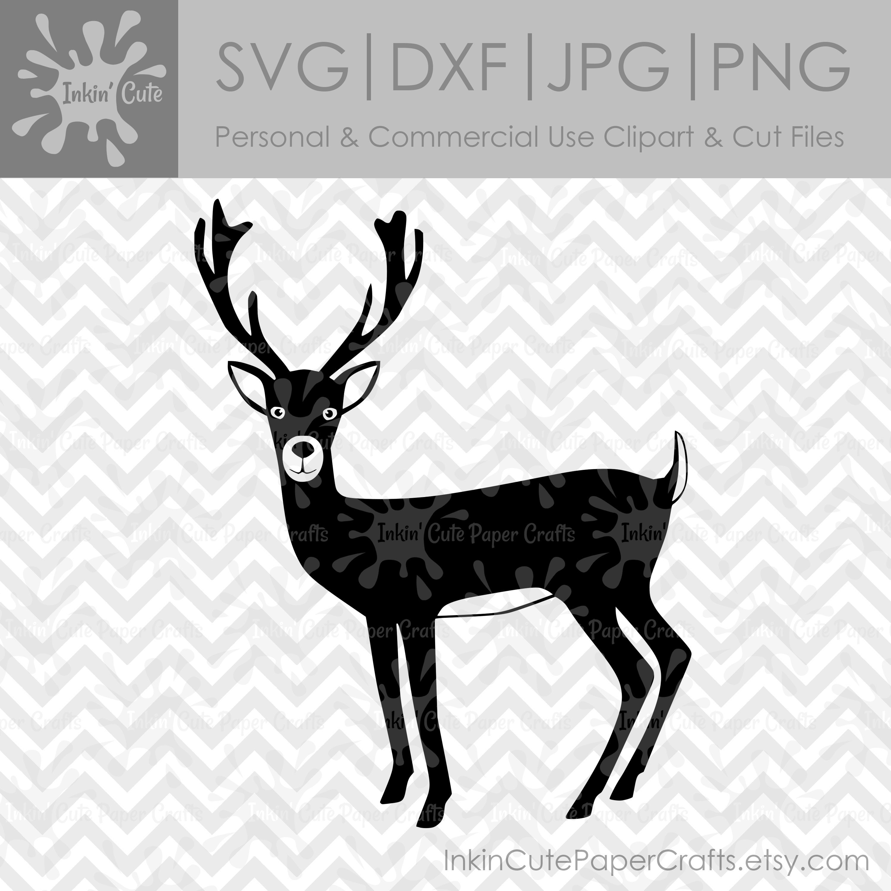 Buck Silhouette SVG, Buck Clipart, Buck SVG, Deer SVG, Deer Clipart ...