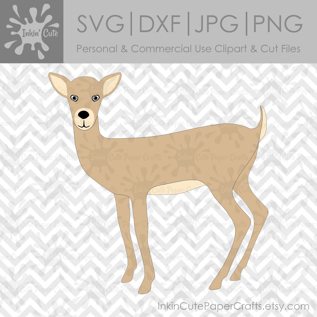 Deer SVG, Doe SVG, Deer Clipart, SVG Deer, Deer Clip Art, Woodland ...