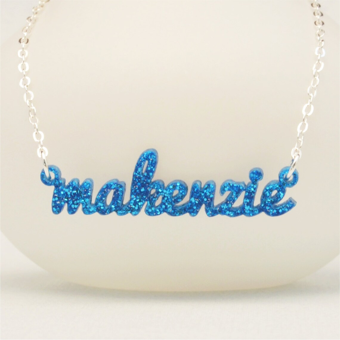 Small Name Necklace Script Necklace Custom Name Necklace | Etsy