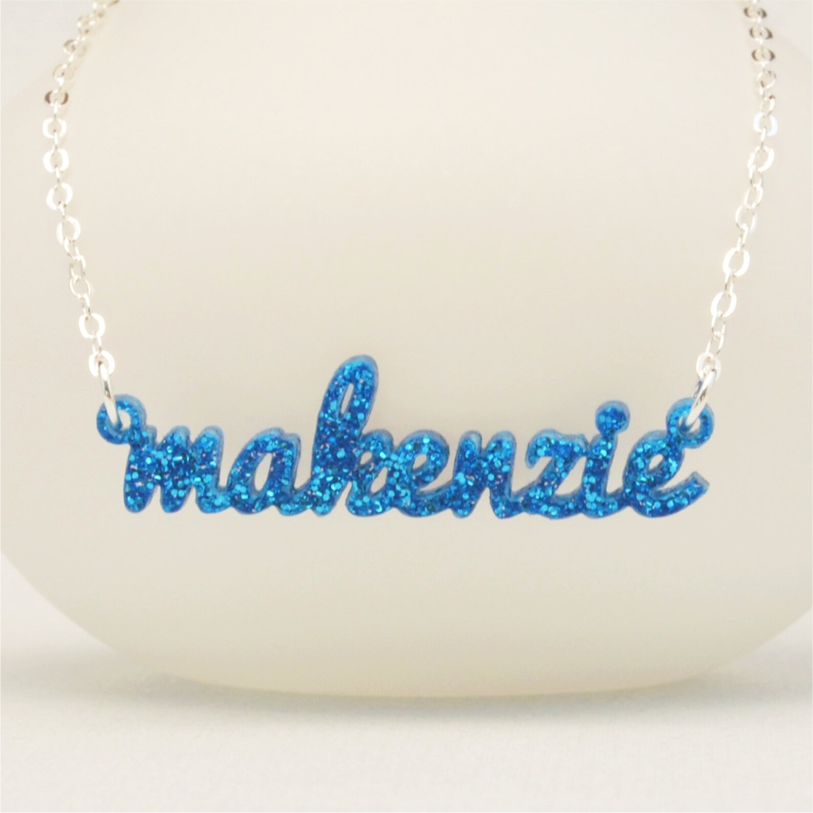 Small Name Necklace Script Necklace Custom Name Necklace | Etsy