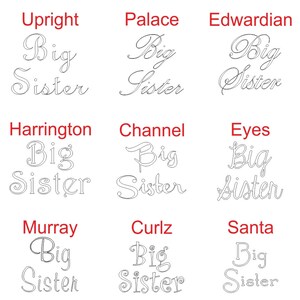 Big Sister Charm Necklace Including Birthstone, Personalized Big Sister ...