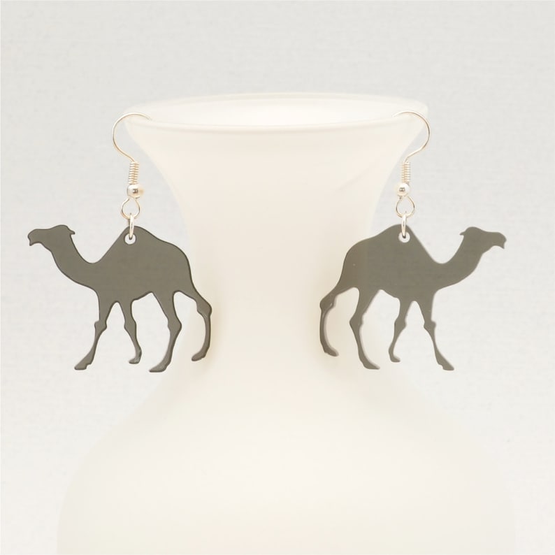 Laser Cut Camel Earrings Hump Day Camel Jewelry Quirky | Etsy