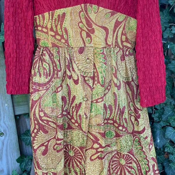 Vintage Lurex Dress - Etsy