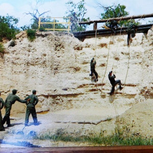 Obstacle Course, Lackland Air Force Base, San Antonio TX, Vintage ...
