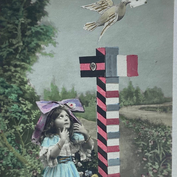 Hand Tinted Postcard - Etsy