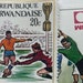 Set of 4 Rwandan World Football (soccer) Champion Vintage Postage ...