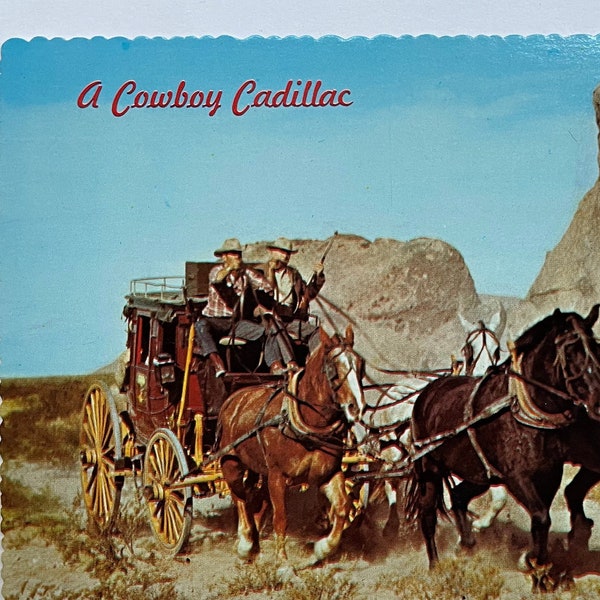 Cowboy Postcard - Etsy