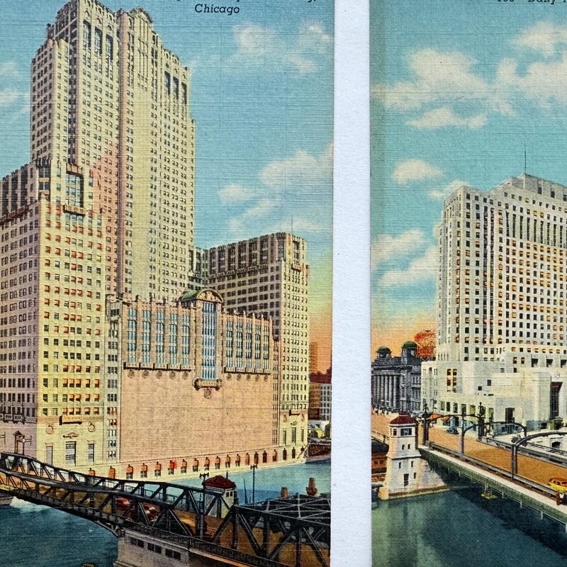Chicago Postcard - Etsy