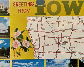 Greetings From Iowa - Etsy