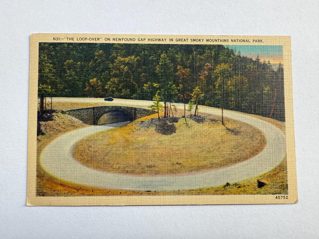 The Loop Over, on Newfound Gap Highway in the Great Smoky Mountains ...