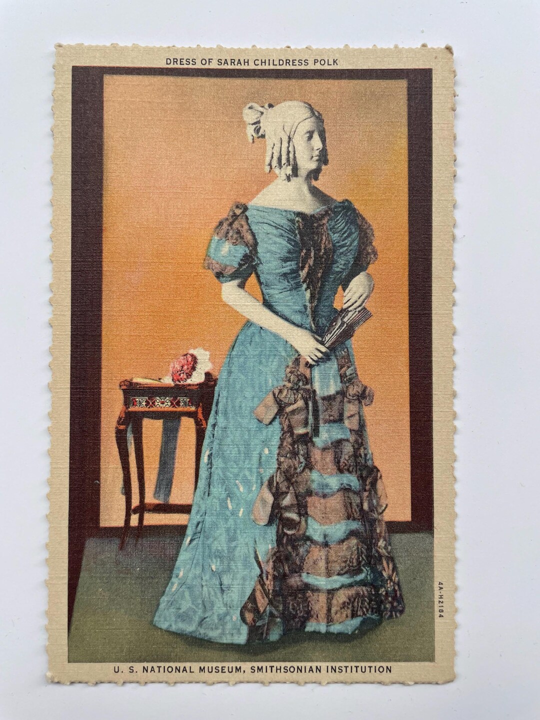 The Dress of Sarah Childress Polk at the US National Museum ...