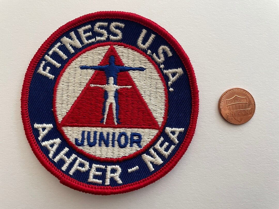 AAHPER - NEA Fitness USA Junior Vintage Patch - Etsy