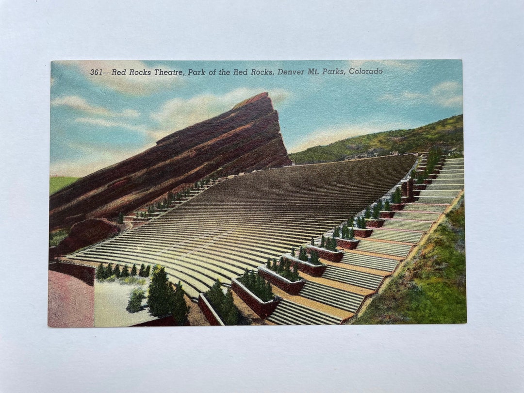 Red Rocks Theatre, Park of the Red Rocks, Denver Mt Parks, Colorado ...