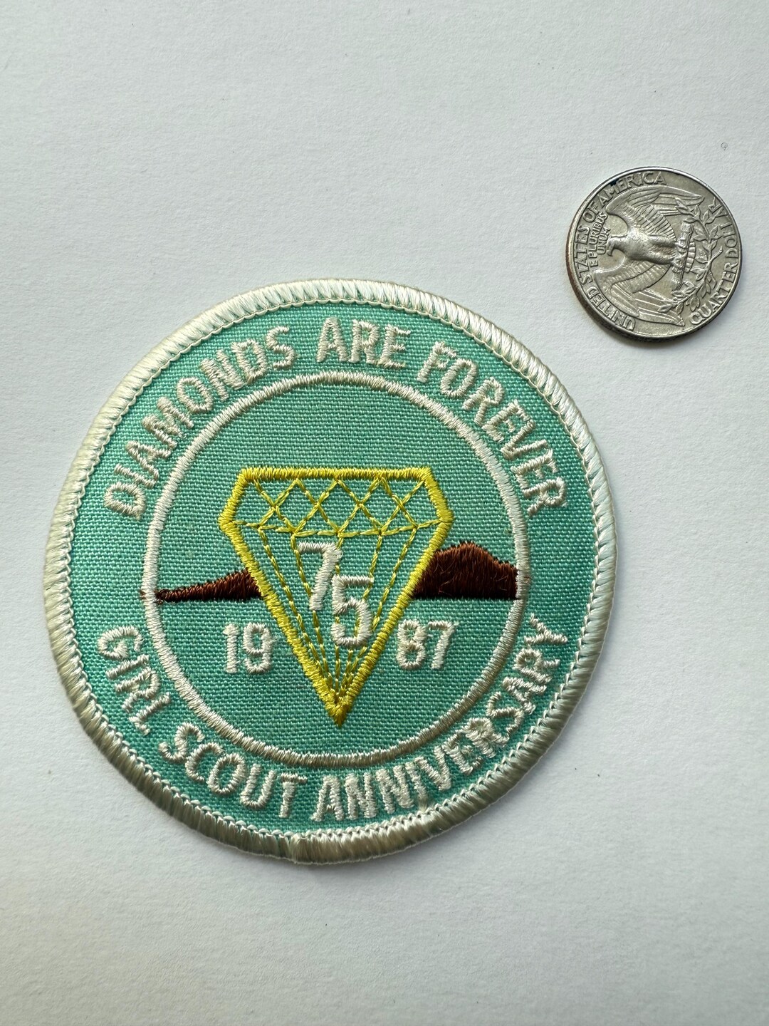 Diamonds Are Forever, 1987, Girl Scout 75 Year Anniversary, Vintage ...