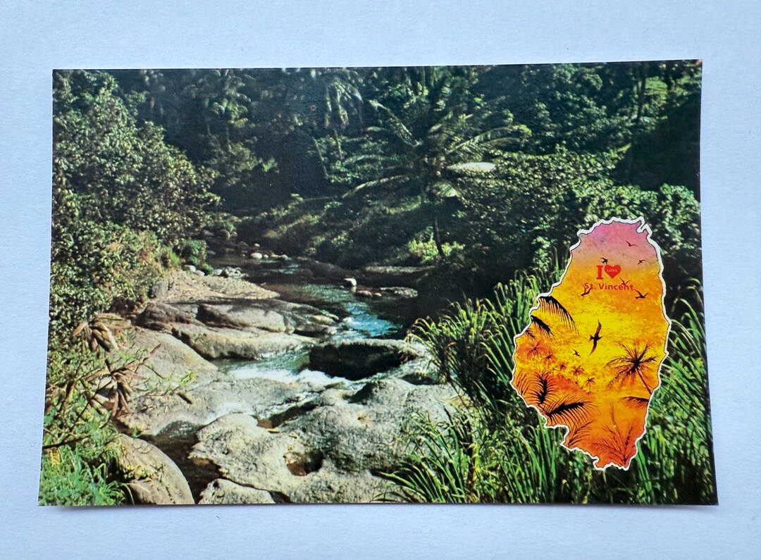 Yambou River, St. Vincent in the West Indies and the Grenadines ...