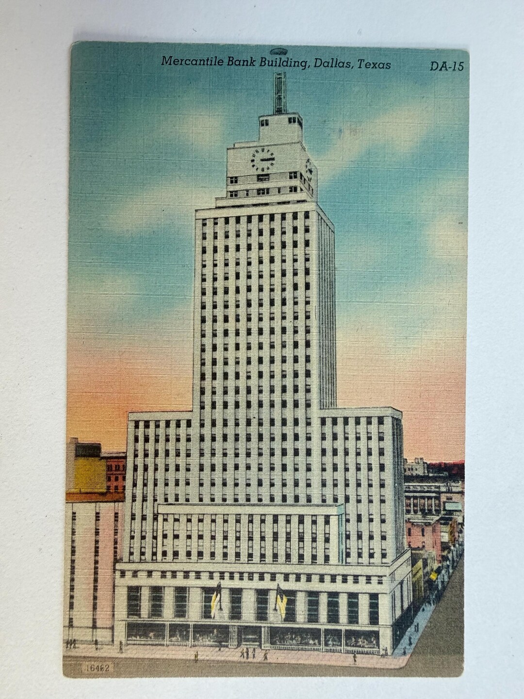 Mercantile Bank Building, Dallas, Texas, Vintage Linen Postcard - Etsy