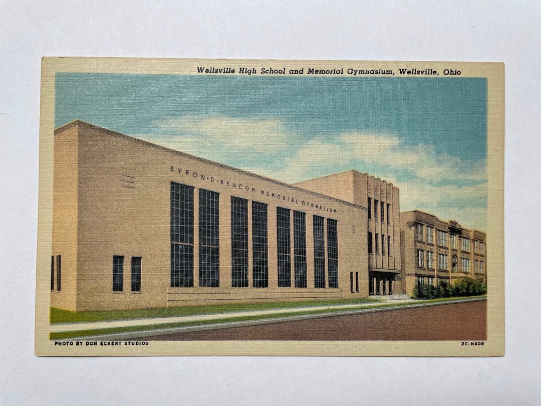 Wellsville High School and Memorial Gymnasium, Wellsville, Ohio ...