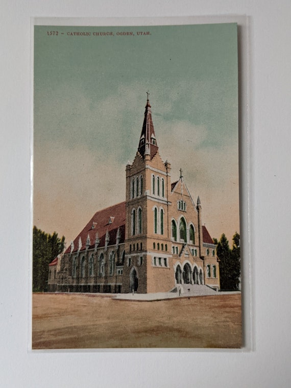 St. Joseph Catholic Church Ogden Utah Vintage Postcard - Etsy