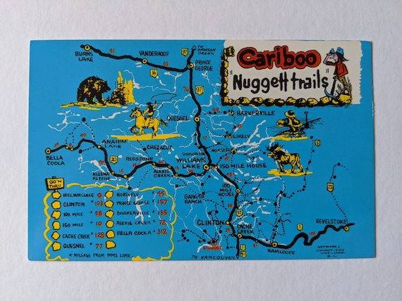 Cariboo Gold Rush Map