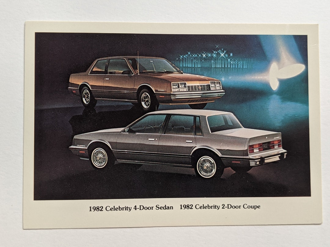 1982 Chevrolet Celebrity Sedans, Vintage Postcard, and Car ...