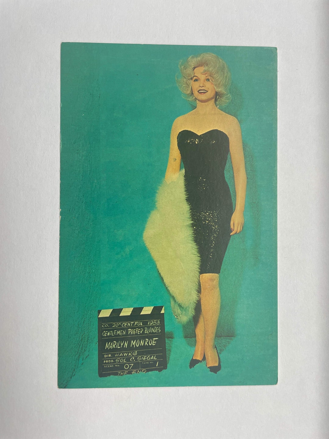 Marilyn Monroe at Movieland Wax Museum, Buena Park, California, Vintage Postcard - Etsy