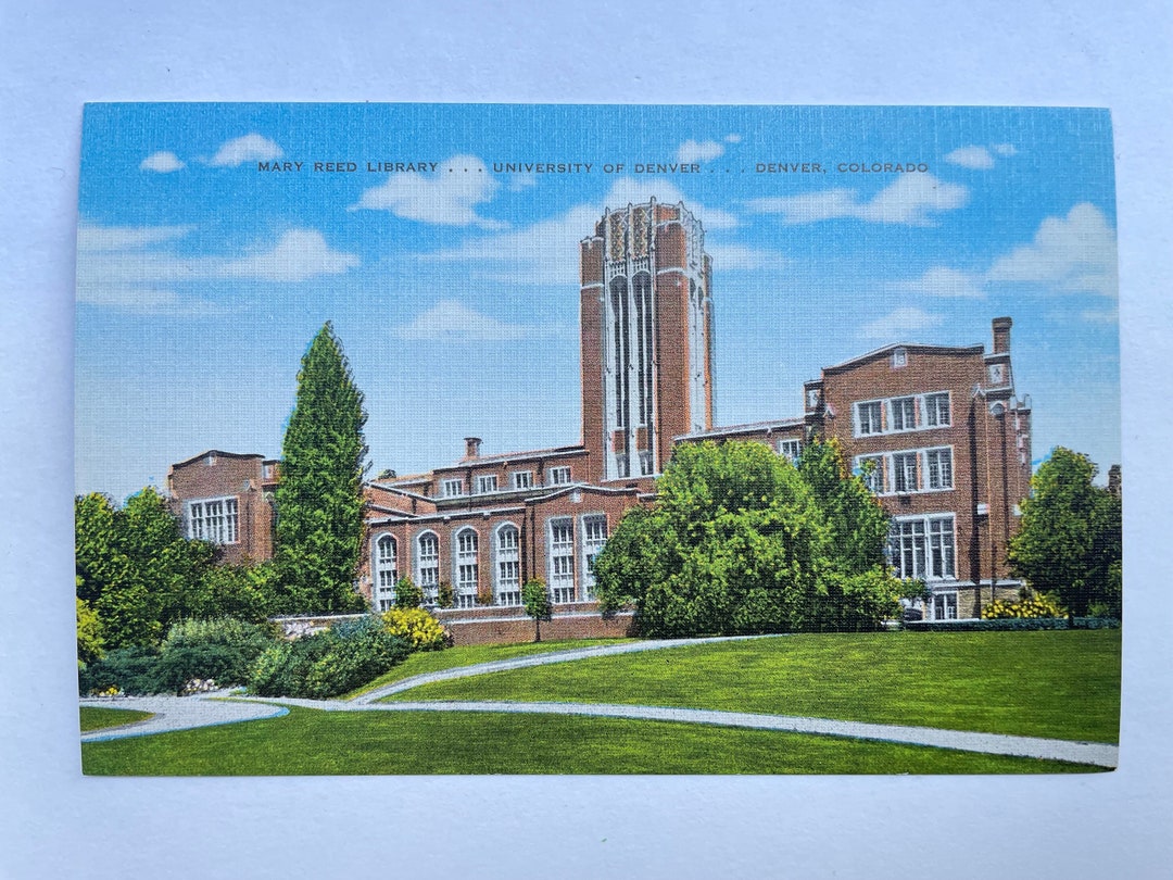 Mary Reed Library, University of Denver, Denver, Colorado, Vintage ...