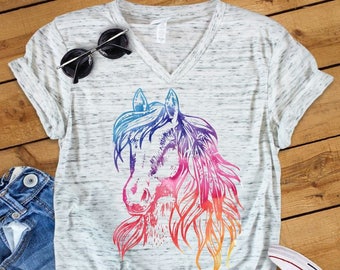 Horse shirt | Etsy