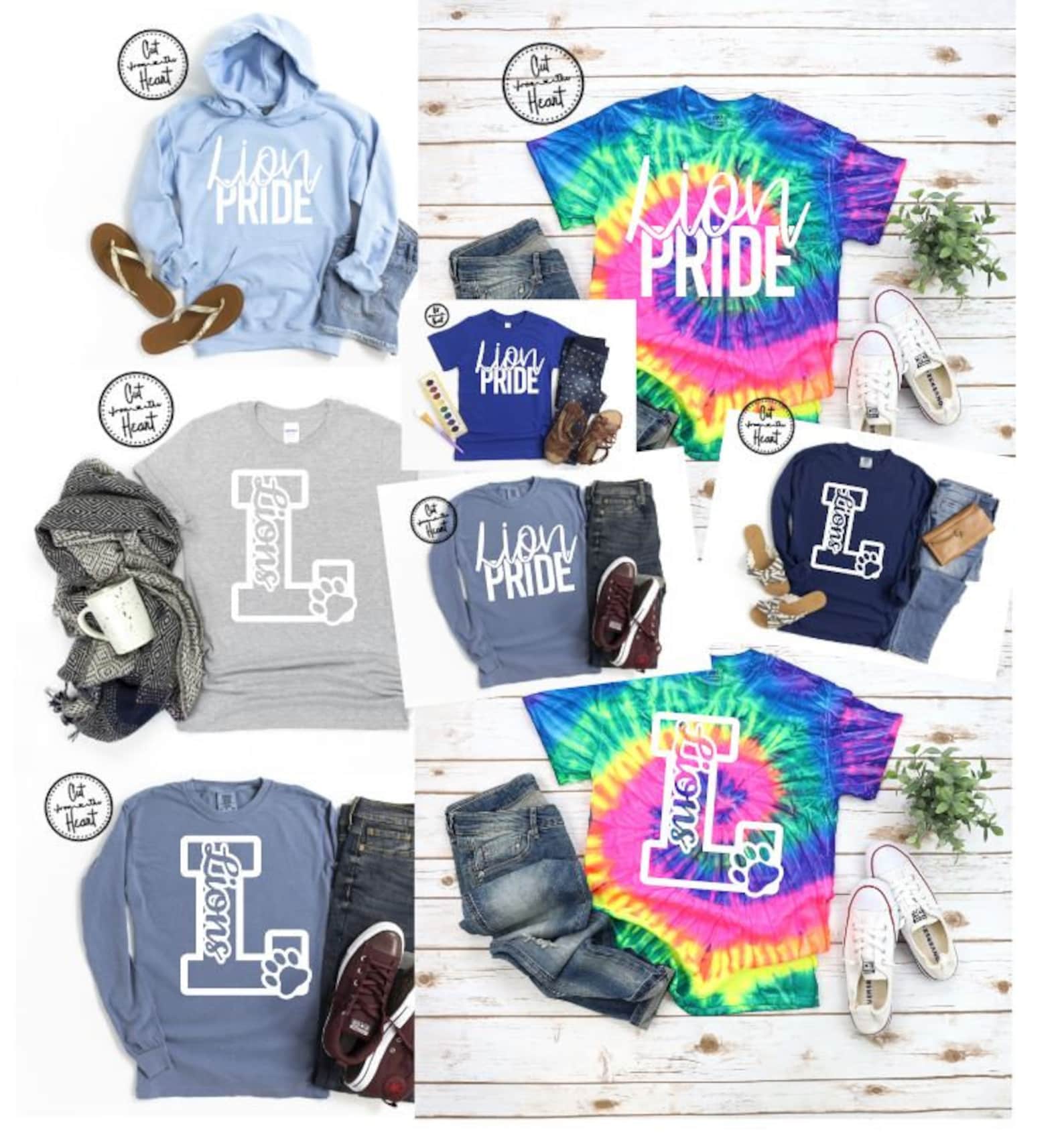 School Spirit Shirts for Teachers School Spirit Wear Mascot - Etsy