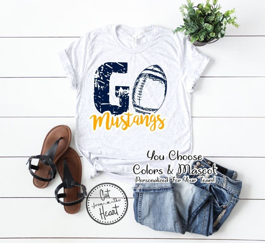 School Spirit, School Pride, School Mascot, Football Shirt, School ...