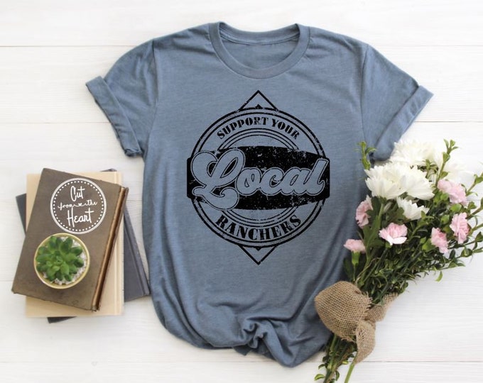Support Your Local Farmers Shirt Farmers Sweatshirt Local | Etsy