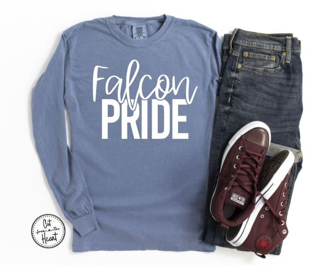 School Team Shirt, Falcons Pride, School Mascot Shirt, Sports Team ...