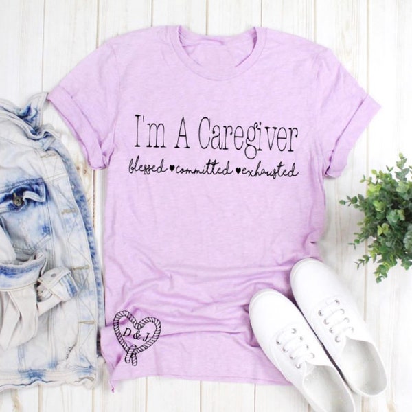 Caregiver Tshirt - Etsy
