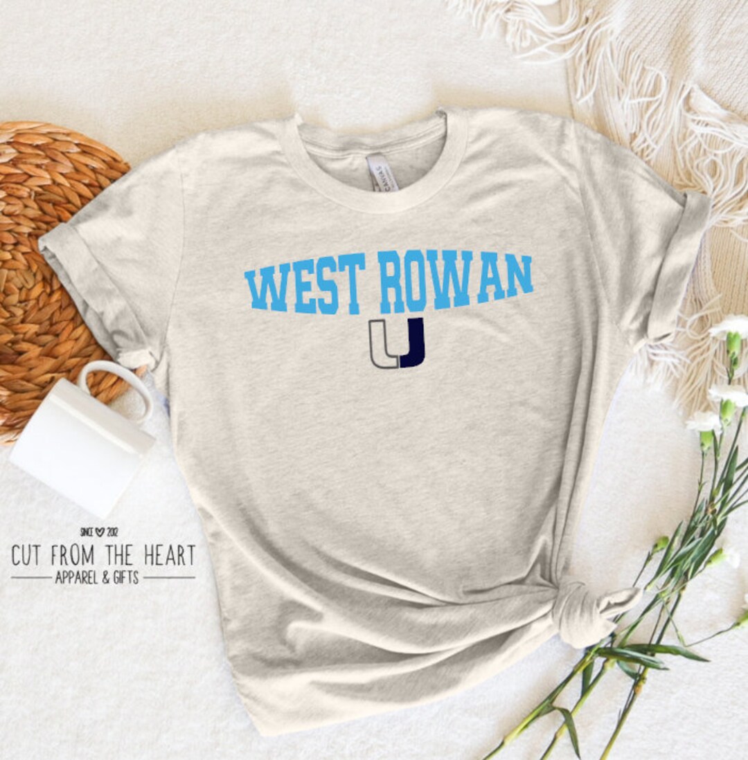 West Rowan Falcons Spirit Wear Shirt, Custom Mascot Tee - Etsy