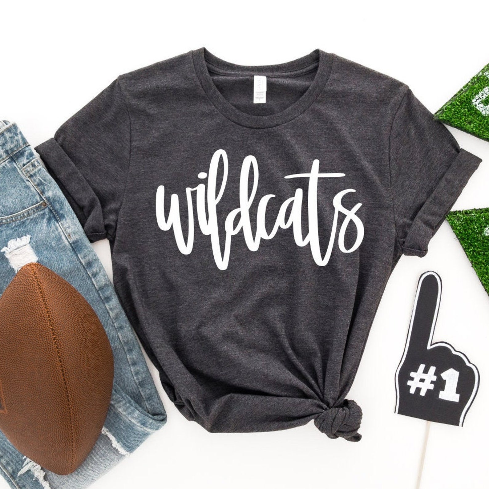 Wildcats Mascot Shirt, School Spirit Team Tee - Etsy