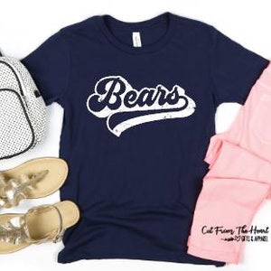 Bears School Spirit Wear Shirt, Bears Shirts, School Spirit Wear Shirts ...