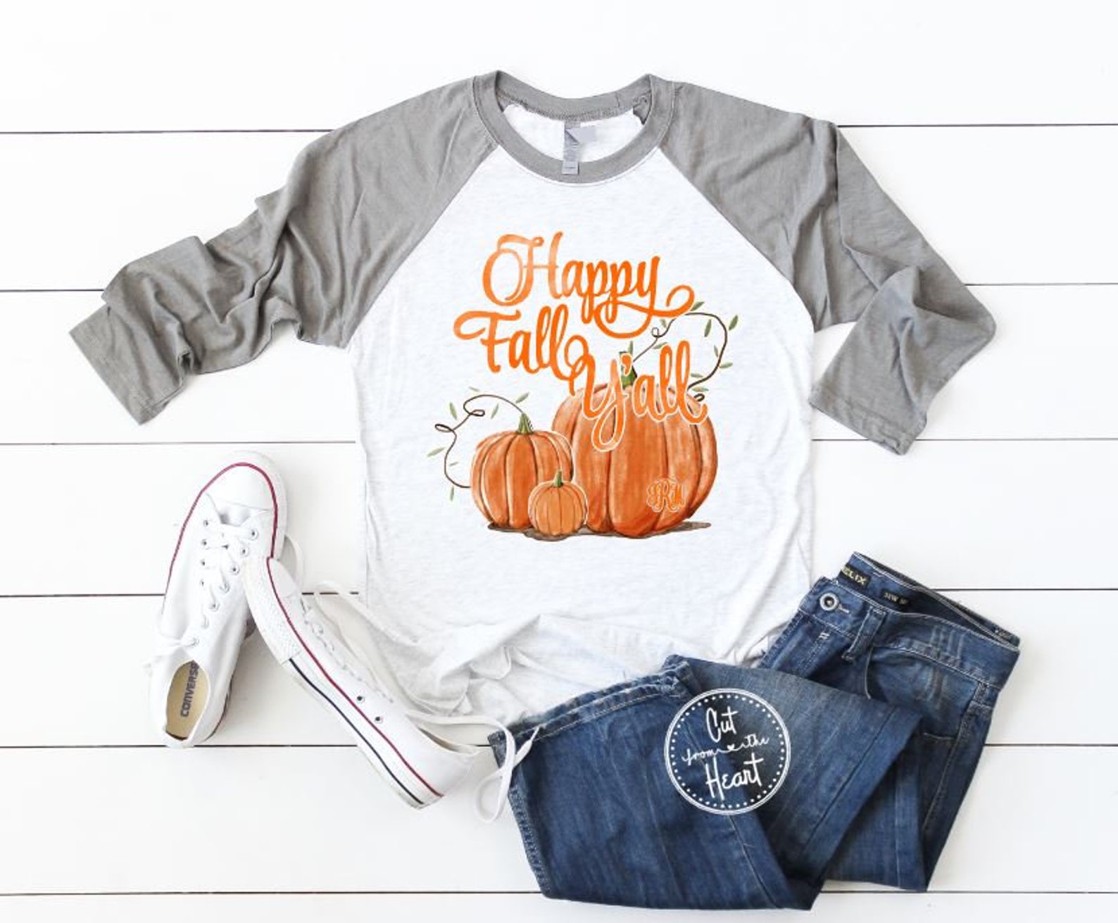 Thanksgiving Shirt Fall Baseball Tee Happy Fall Yall Fall | Etsy