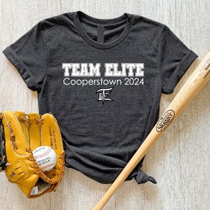 Custom Cooperstown Baseball Tournament Team Shirt - Etsy