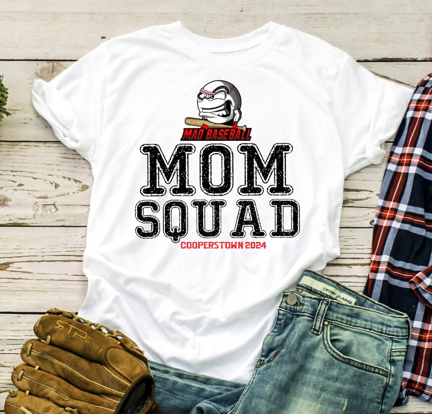 Mad Baseball Cooperstown Custom Team T-shirt or Tank Top, Baseball ...